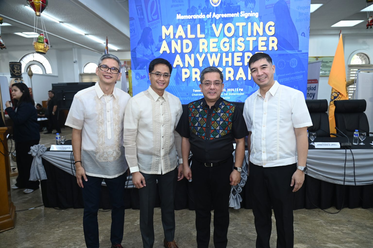 COMELEC and SM Supermalls Renew Partnership for Voter Registration and ...